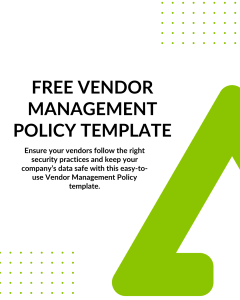 Download your free vendor management policy template
