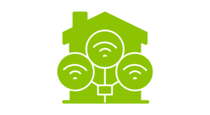 How should you secure your home wireless network for teleworking?